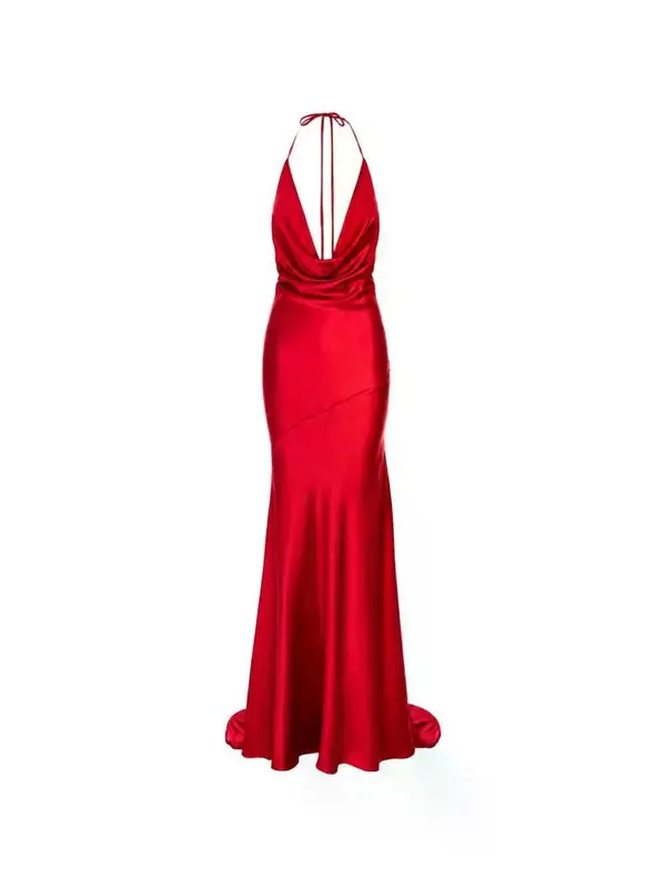 ROSERRY Ibiza Cowl-neck Maxi Dress