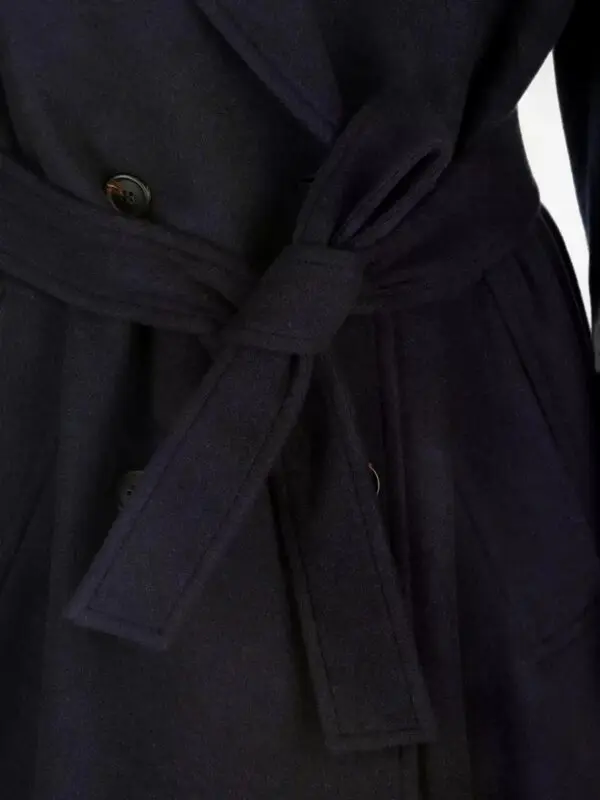 Brunello Cucinelli Double-breasted Belted Coat