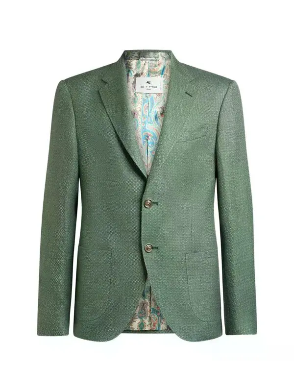 Etro Single-breasted Notch-lapels Blazer