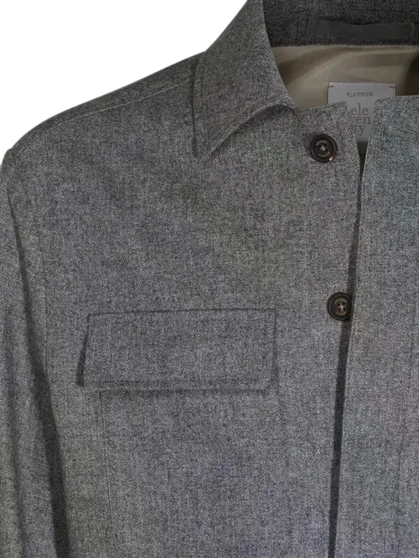 Eleventy Button-up Chest-pocket Jacket