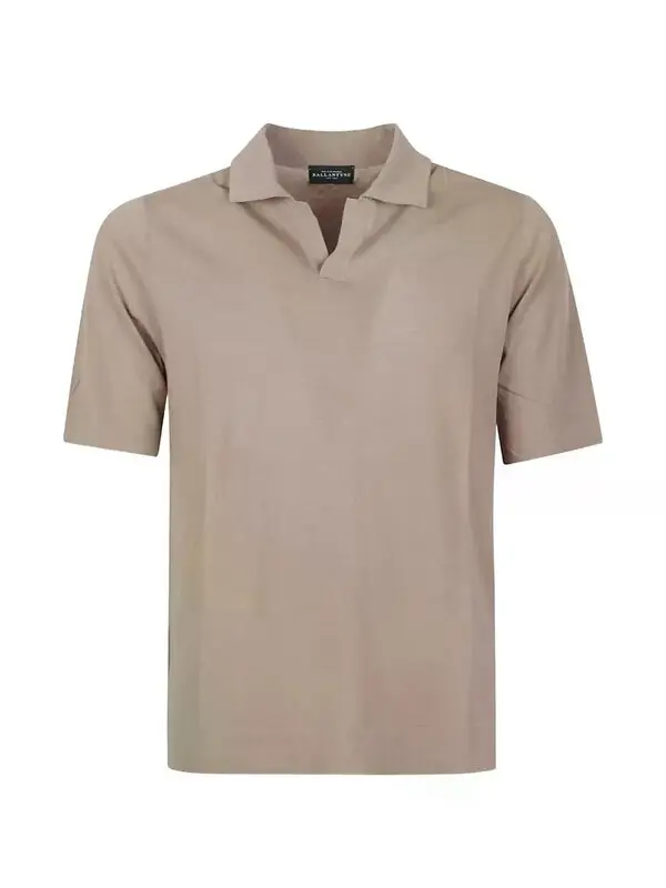 BALLANTYNE V-neck Pointed-collar T-shirt