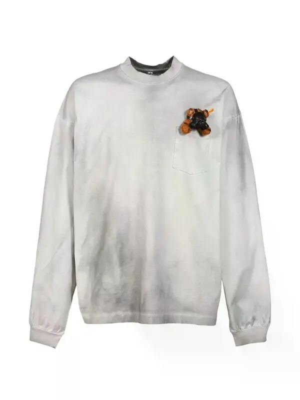 DOUBLET Teddy-patch Chest-pocket Sweater