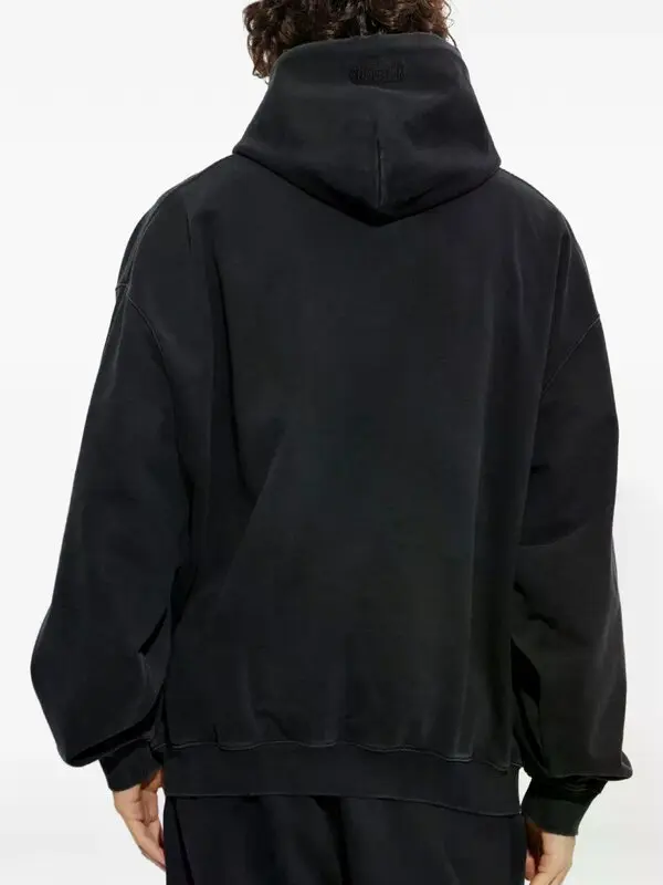 Vetements Logo-print Distressed Hoodie