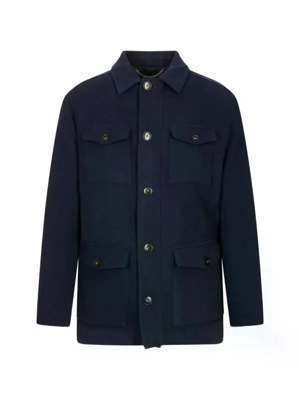 Canali Button-up Multi-pocket Jacket