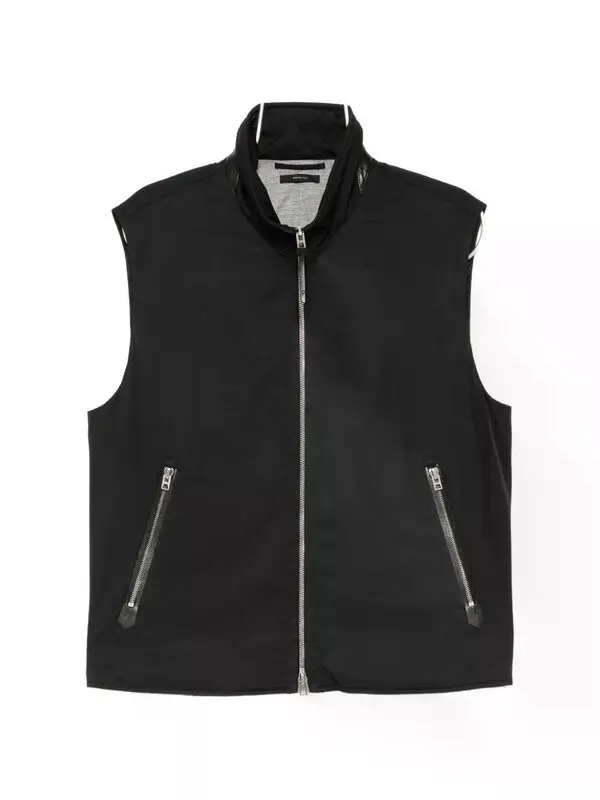 TOM FORD Zip-up Gilet - Blue