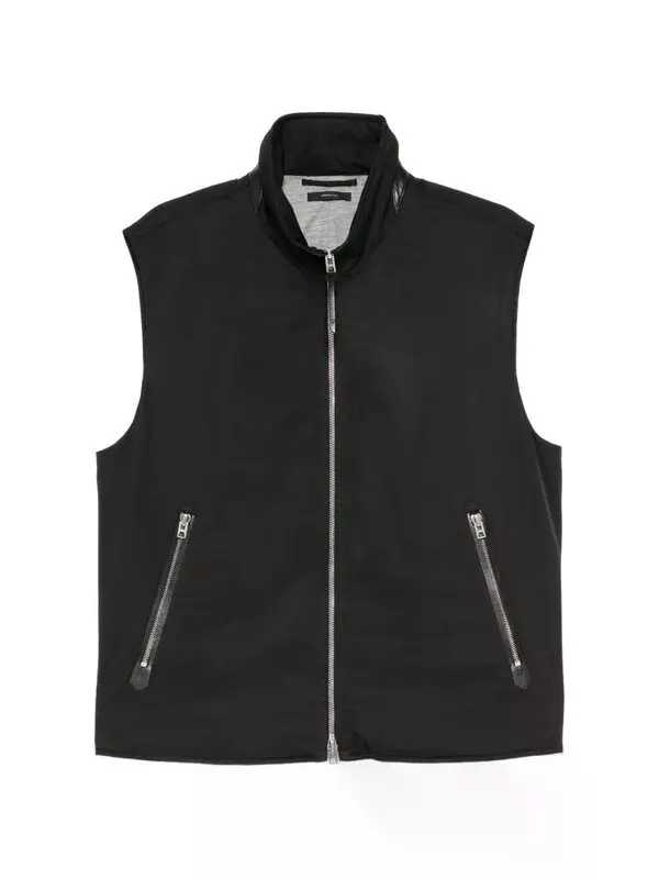 TOM FORD Zip-up Gilet - Blue