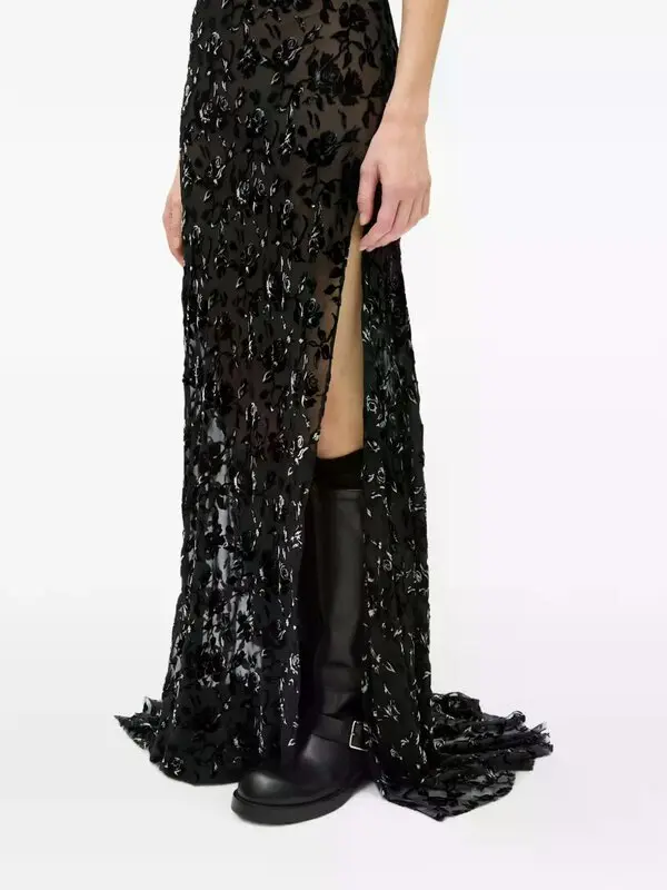 ANN DEMEULEMEESTER Aaricia Floral-devoré Maxi Dress