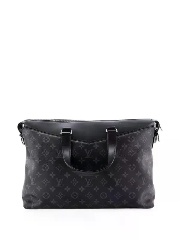 LOUIS VUITTON Explorer Briefcase Monogram Eclipse Canvas Business Bag