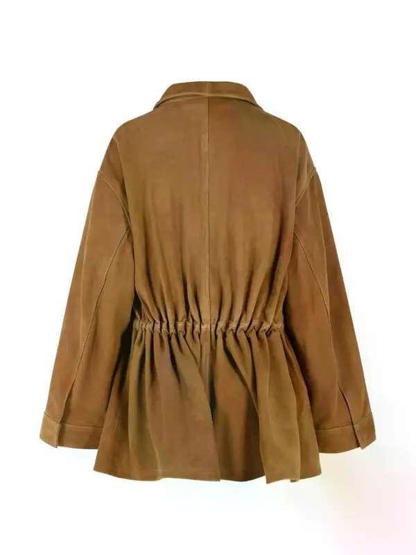 RÓHE Drawstring-waist Suede Jacket