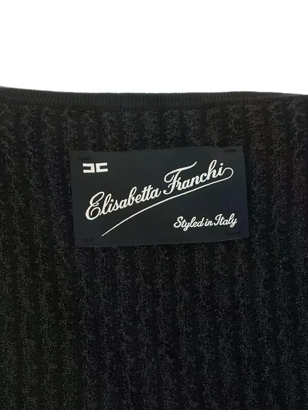 Elisabetta Franchi Logo-patch Sleeveless Top