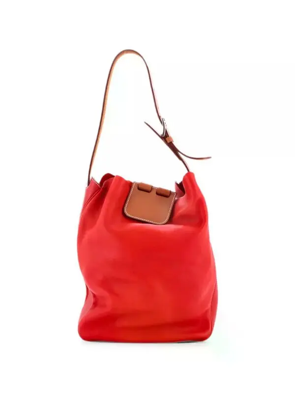 Hermès Virevolte Bag Swift With Clemence 24 Hobo Bag - Red
