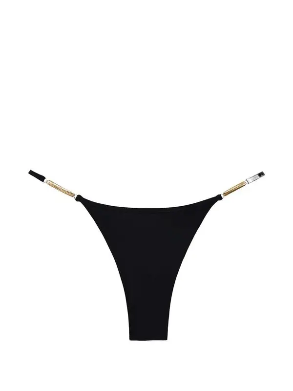 TROPIC OF C Luna Chain-detail Bikini Bottoms - Black