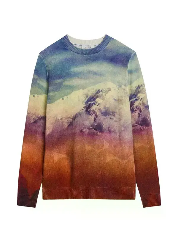 Gabriela Hearst Mountain-print Sweater - Blue