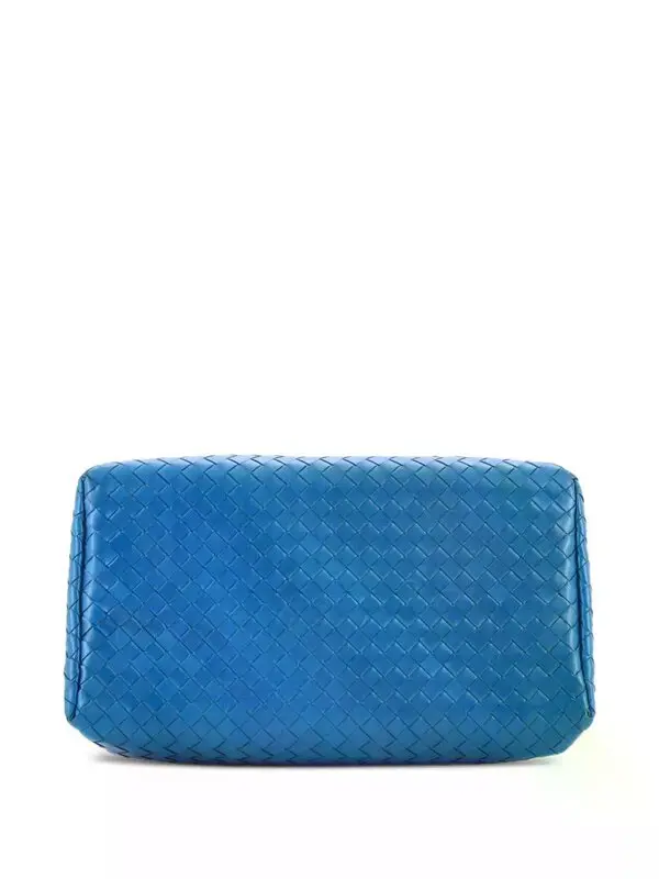 Bottega Veneta Roma Bag Intrecciato Nappa Small Tote Bag - Blue
