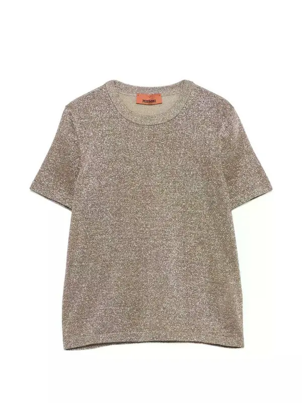 Missoni Crew-neck Short-sleeve Top - Neutrals