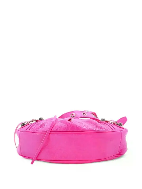 Balenciaga Le Cagole Shoulder Bag With Giant Studs - Pink