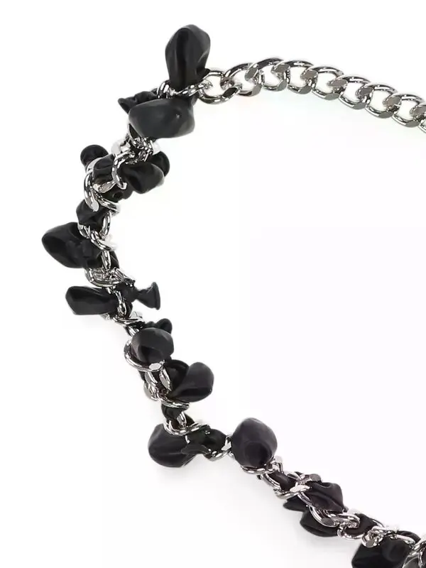DOUBLET Balloon-embellished Curb-chain Belt - Silver