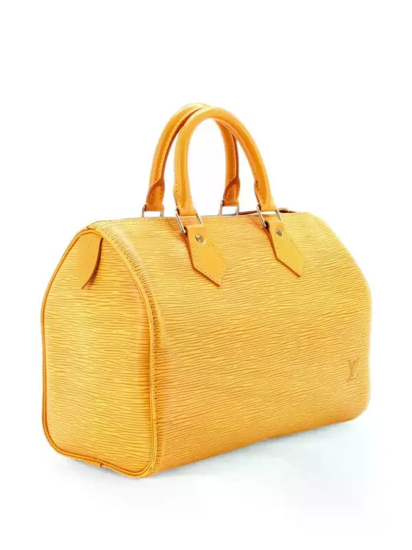 LOUIS VUITTON Speedy Handbag Epi Leather 25 Satchel - Yellow