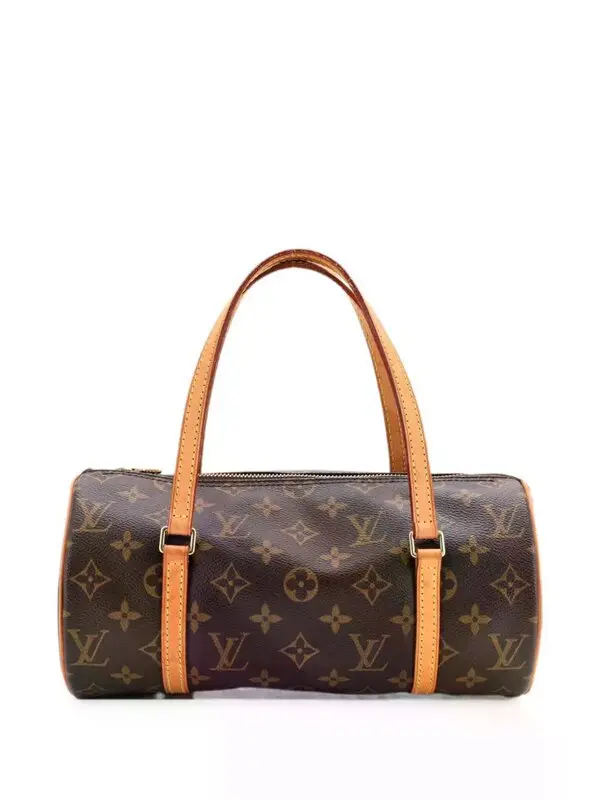 LOUIS VUITTON Papillon Handbag Monogram Canvas 26 Satchel - Brown