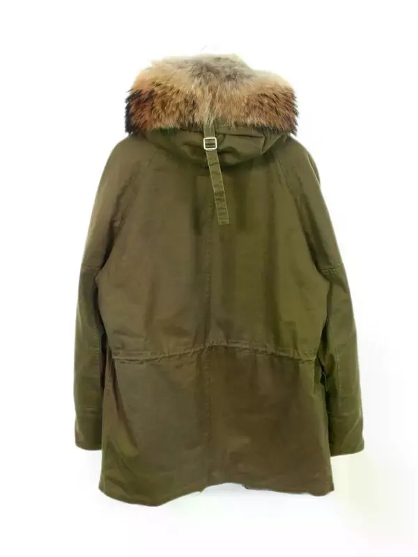 Saint Laurent 2010s Zip-up Hooded Coat