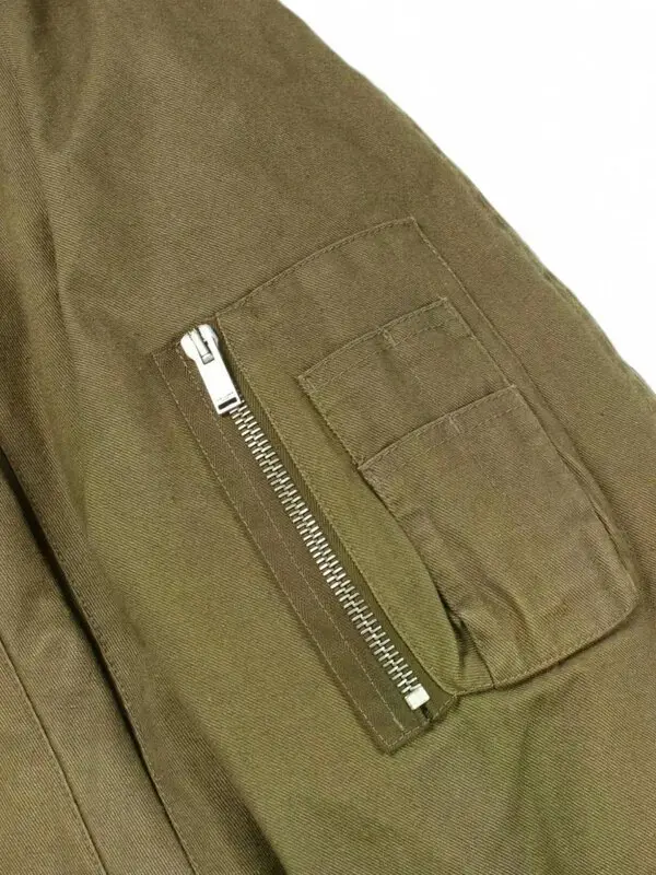 Saint Laurent 2010s Zip-up Hooded Coat
