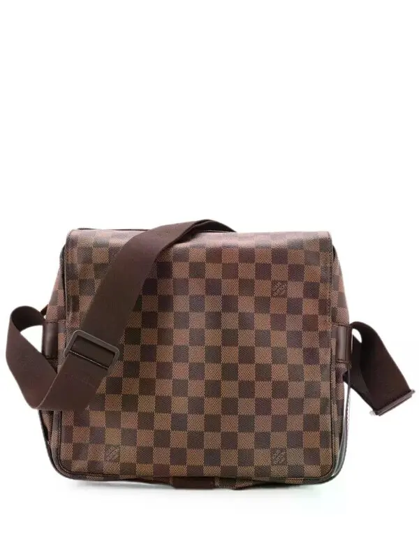 LOUIS VUITTON Naviglio Handbag Damier Crossbody Bag - Brown