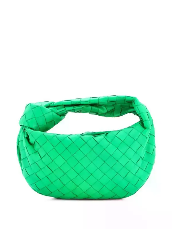 Bottega Veneta Jodie Intrecciato Nappa Mini Hobo Bag - Green