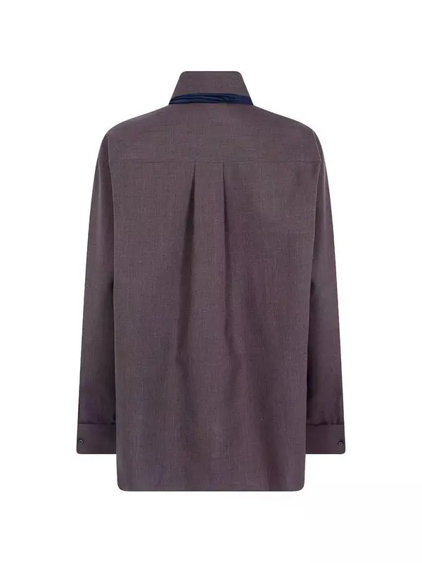 Sacai Pussy-bow Long-sleeve Shirt