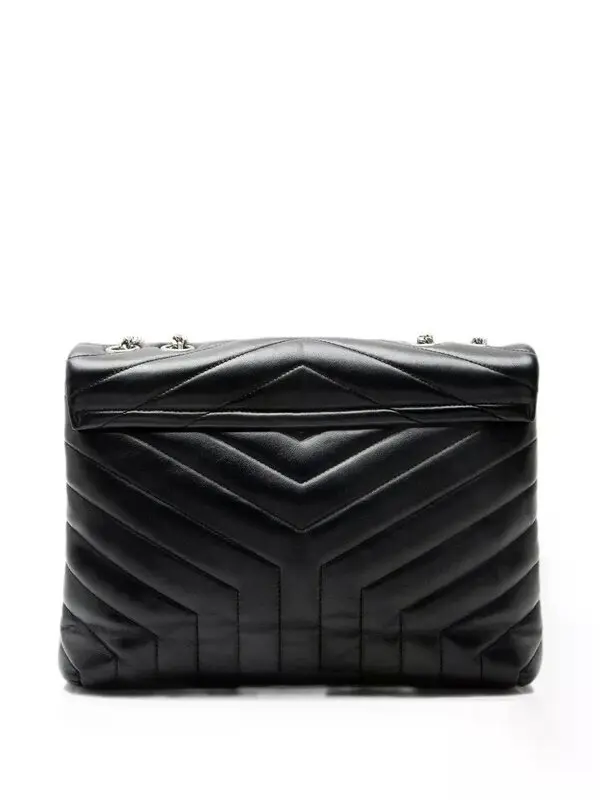 Saint Laurent Loulou Monogram Shoulder Bag - Black