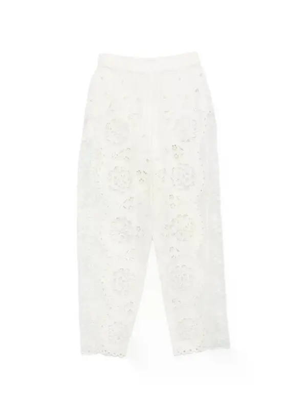 Sea Gardener Broderie Anglaise Trousers