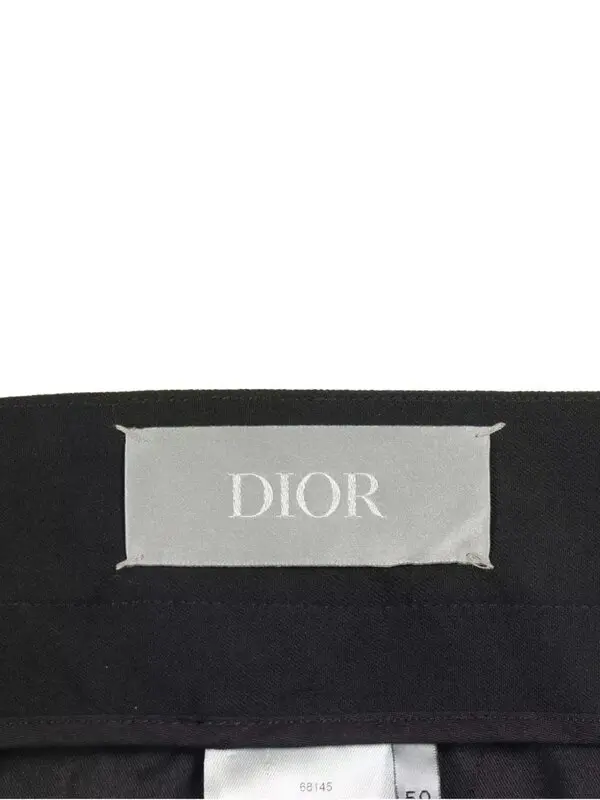 Dior Button-detailed Wool Trousers
