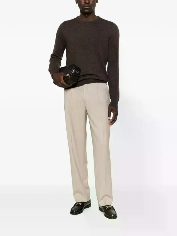 FILERIA Crew Neck Long Sleeve Knit