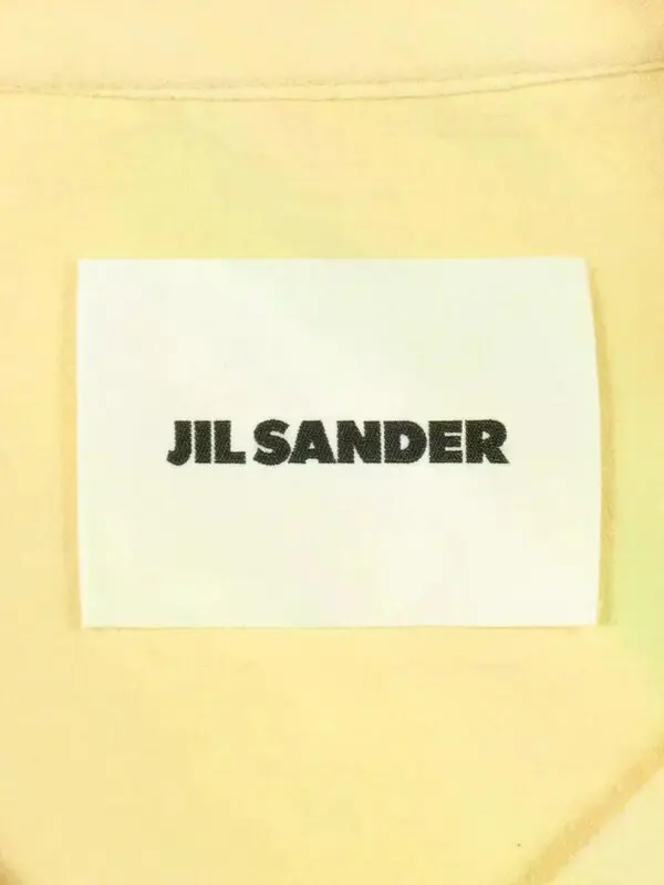 JIL SANDER 2010s Side Slit T-shirt - Yellow