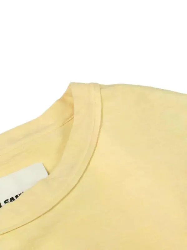 JIL SANDER 2010s Side Slit T-shirt - Yellow