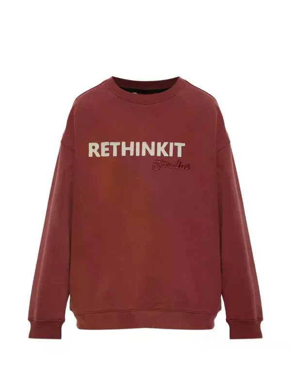 RETHINKIT STUDIOS Logo-embroidered Sweatshirt - Red