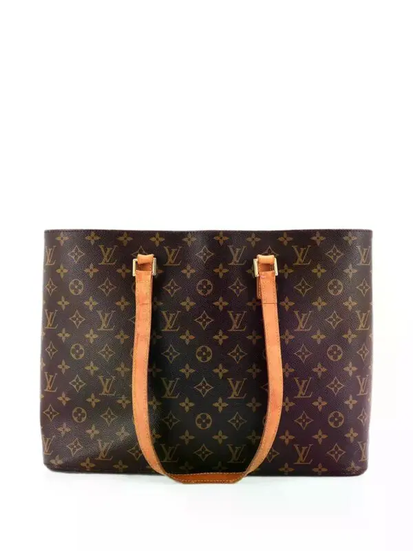 LOUIS VUITTON Monogram Canvas Tote Bag - Brown