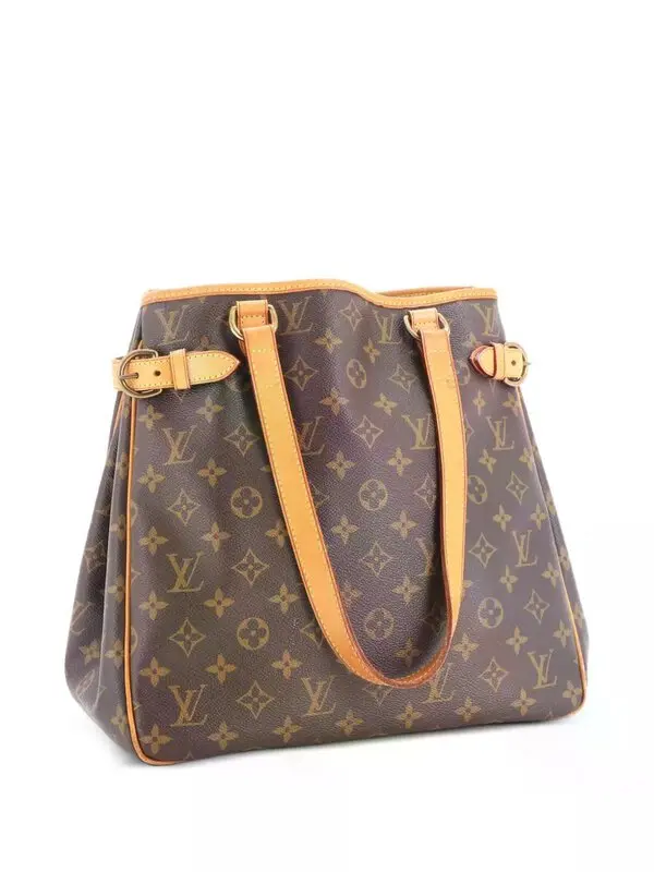 LOUIS VUITTON Monogram Canvas Vertical Tote Bag - Brown
