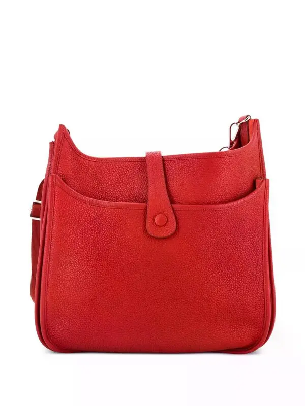 Hermès Evelyne Bag Gen Iii Clemence Gm - Red