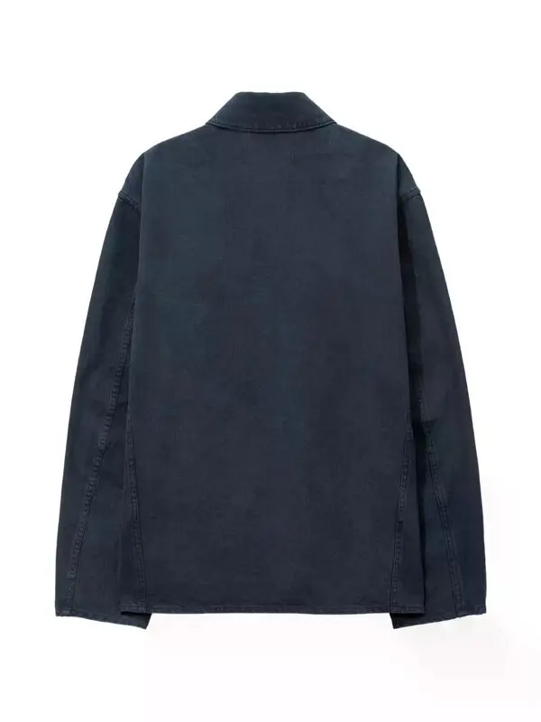 TONYWACK Button-up Patch-pocket Shirt Jacket