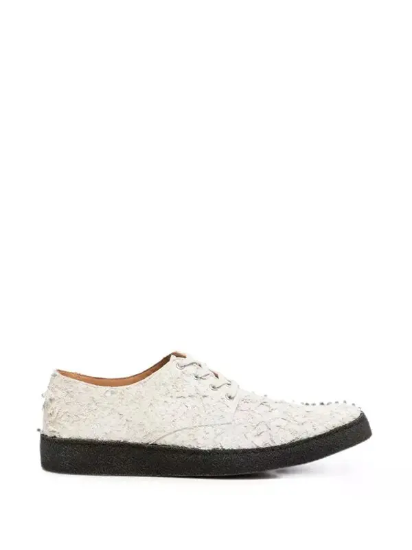 Comme Des Garçons George Cox Distressed-effect Sneakers - Neutrals