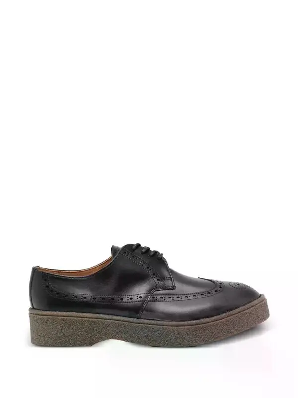 Comme Des Garçons X George Cox Popboy Brogue Derby Shoes - Black