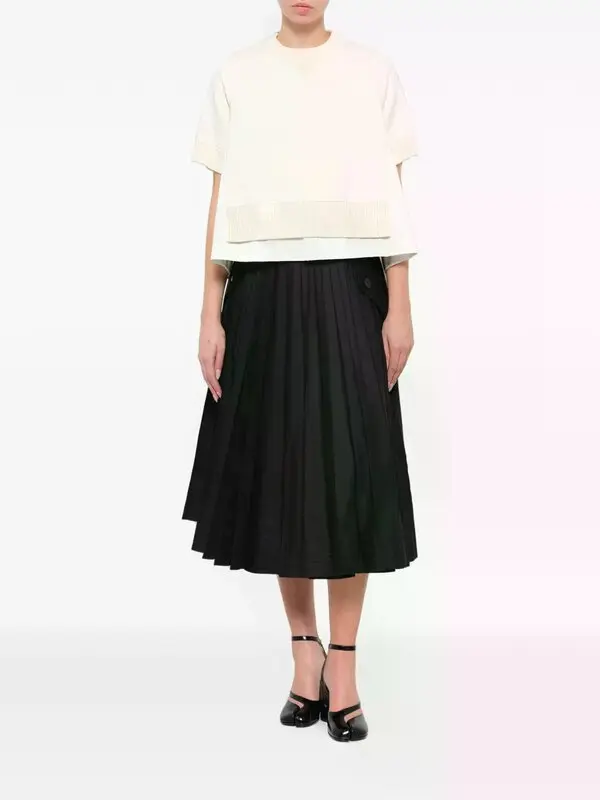 Sacai Hybrid Panelled Sweater