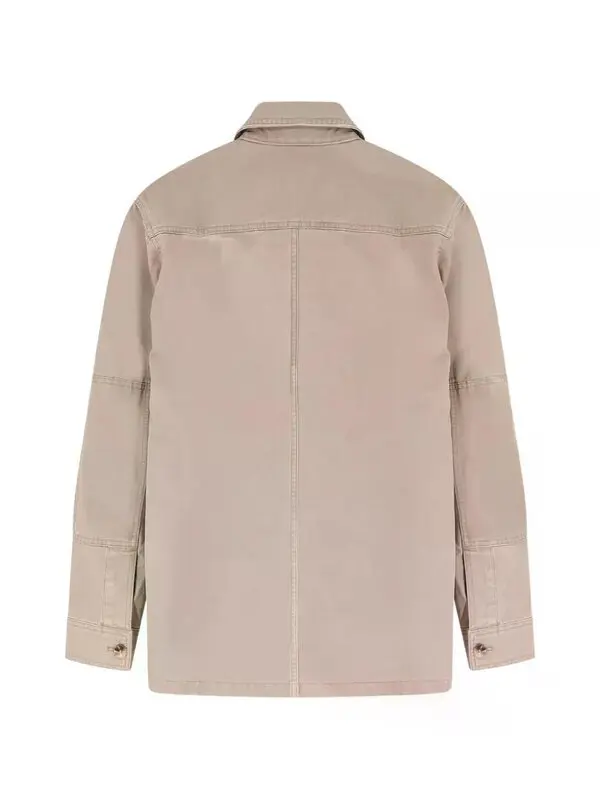 TONYWACK Flap-pocket Oversized Shirt Jacket
