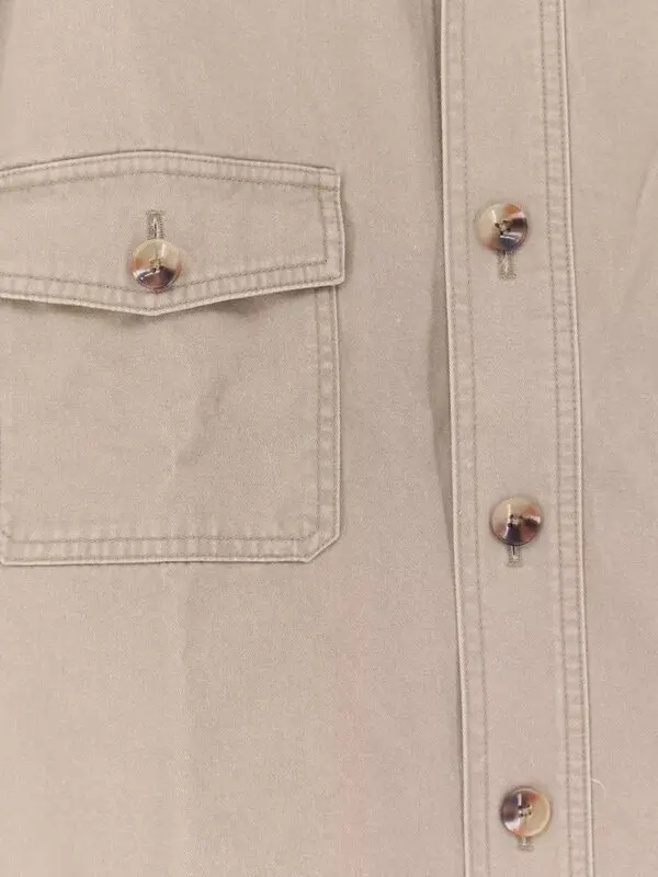TONYWACK Flap-pocket Oversized Shirt Jacket