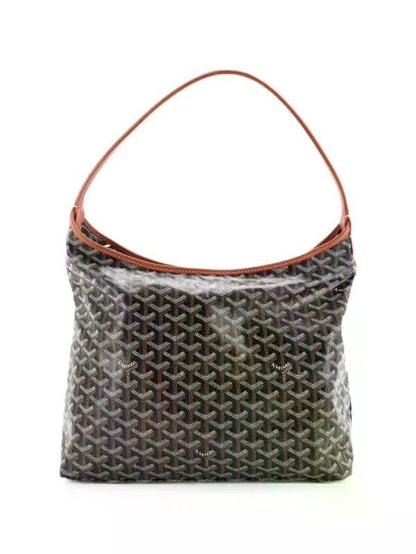 Goyard Boheme Coated Canvas Hobo Bag - Brown