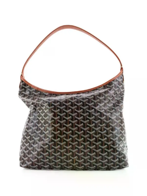 Goyard Boheme Coated Canvas Hobo Bag - Brown