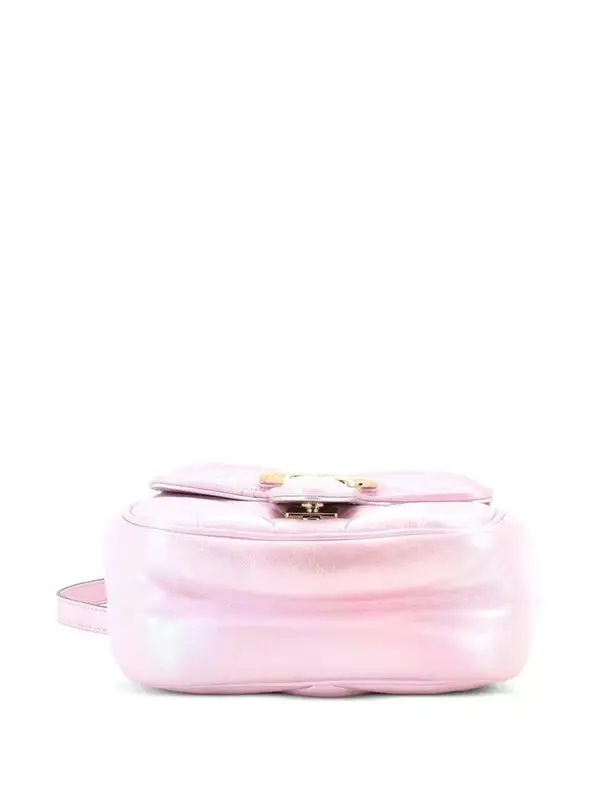 Gucci Gg Marmont Chevron Leather Mini Shoulder Bag