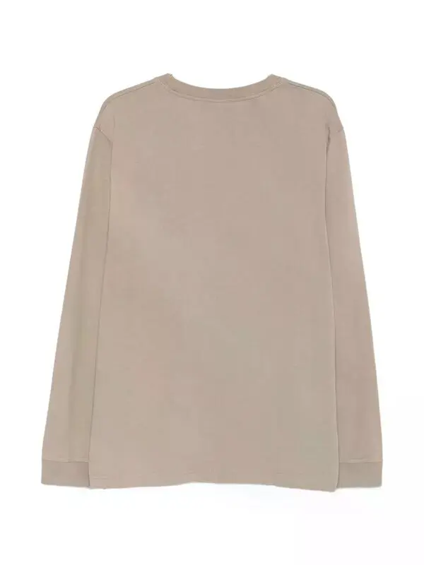 Maison Kitsuné Fox Head Long-sleeve T-shirt - Neutrals