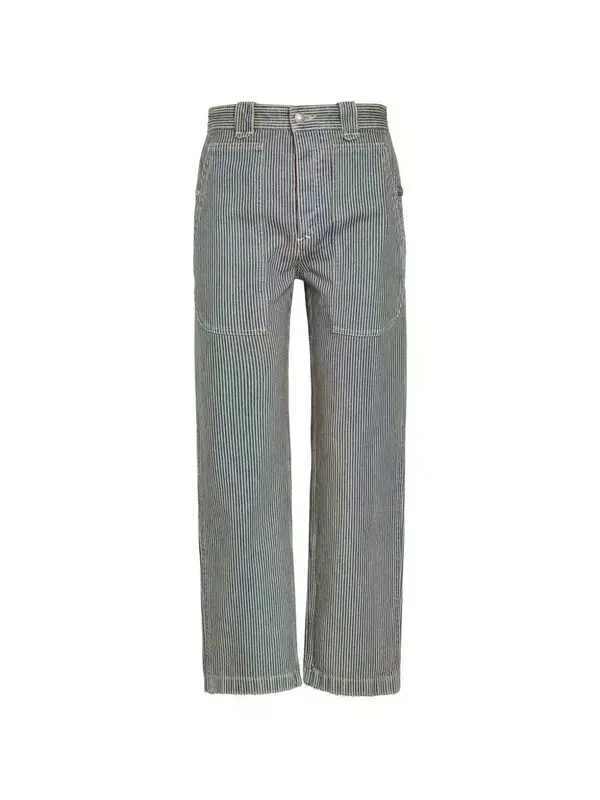 MARANT ETOILE Ermina Stripe-pattern Jeans - Blue