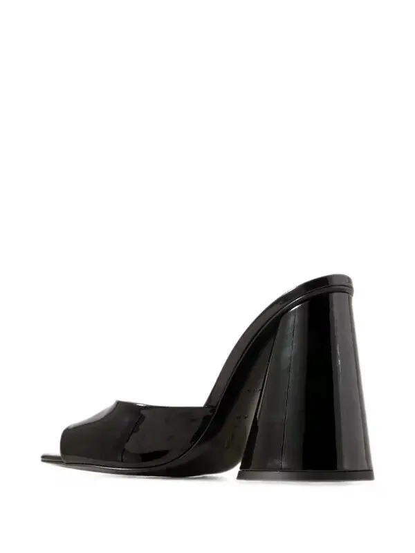 Attico Luz Patent-leather Sandals